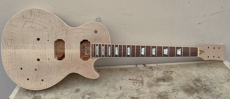 59 spec Maple cap, LP Mahogany body , unfinished lp guitar | Reverb