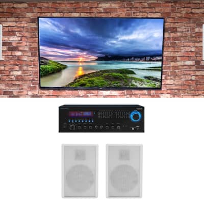 Technical Pro RX55URIBT Home Receiver+(4) 5.25" White Ceiling | Reverb