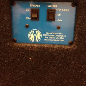 SWR Baby Blue II Black/Blue | Reverb