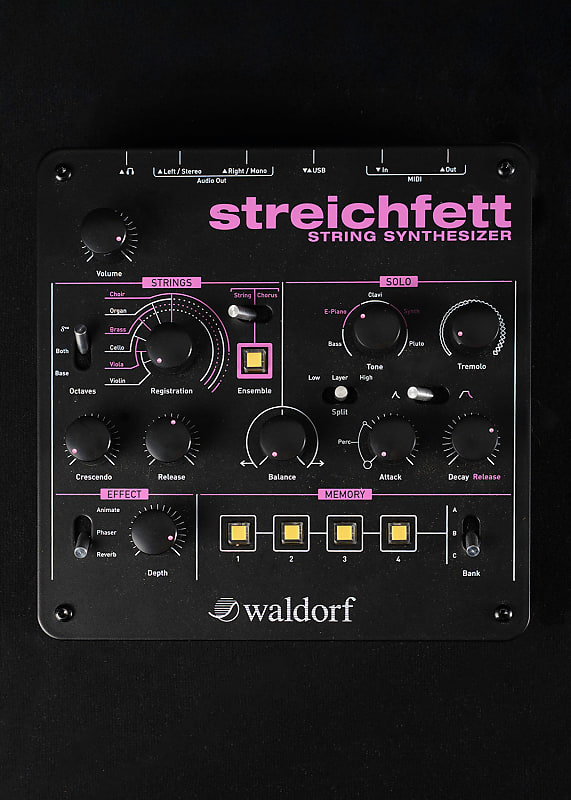 Waldorf Streichfett String Synthesizer | Reverb