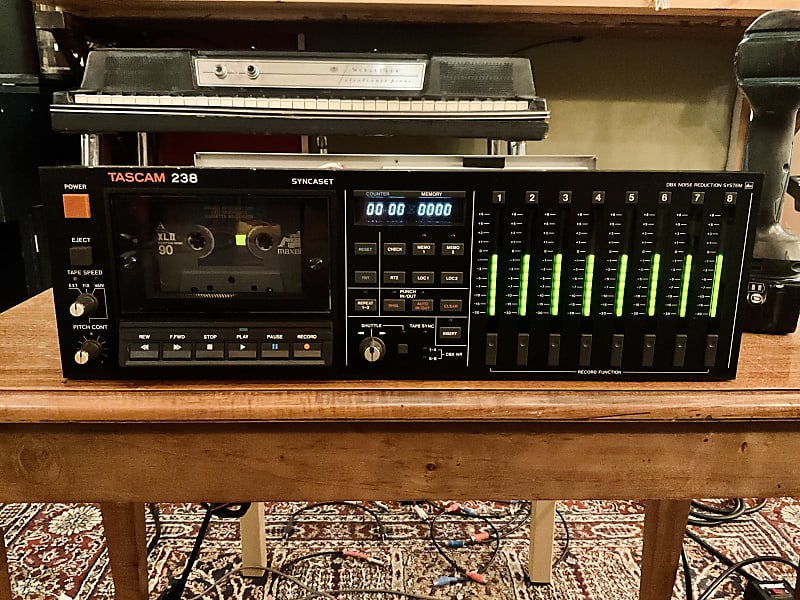 TASCAM 238 Syncaset - 8 Track Cassette Multitrack Recorder | Reverb