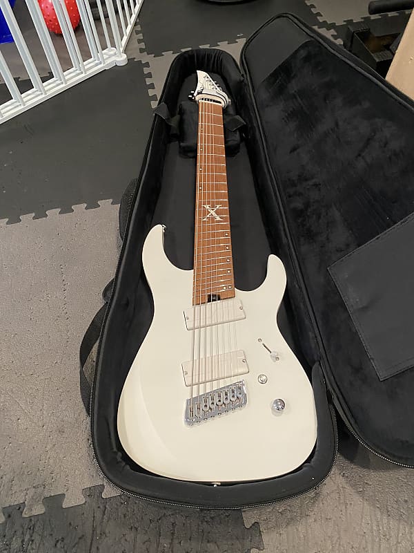 Legator Ninja 10 year anniversary 8 string 2022 - Frost white | Reverb