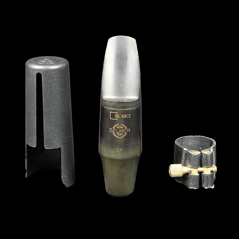 Selmer Paris S-80 C* Alto Sax Mouthpiece, Ligature, Cap | Reverb