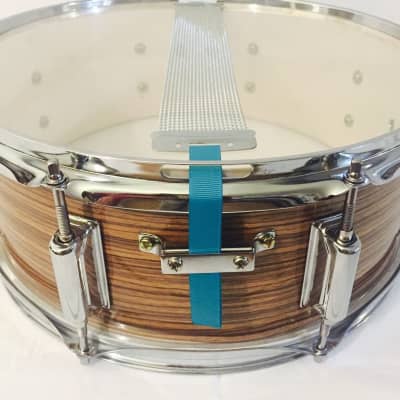 2x SnareFlair Drum Percussion Straps Aqua Blue USA Made Snare | Reverb