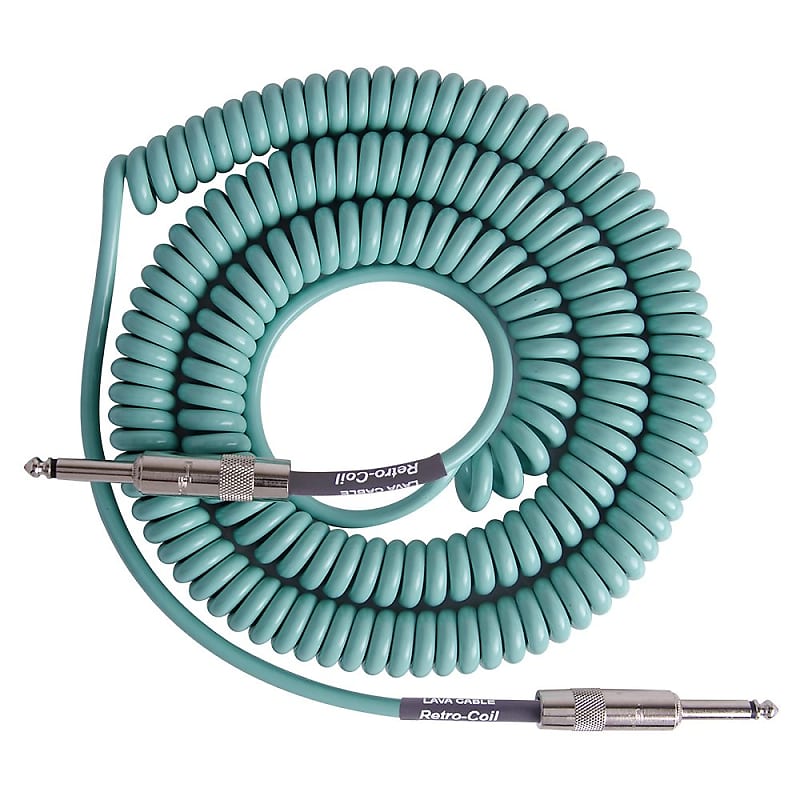 Lava Cable Retro Coil Instrument Cable 20' Straight-Straight | Reverb
