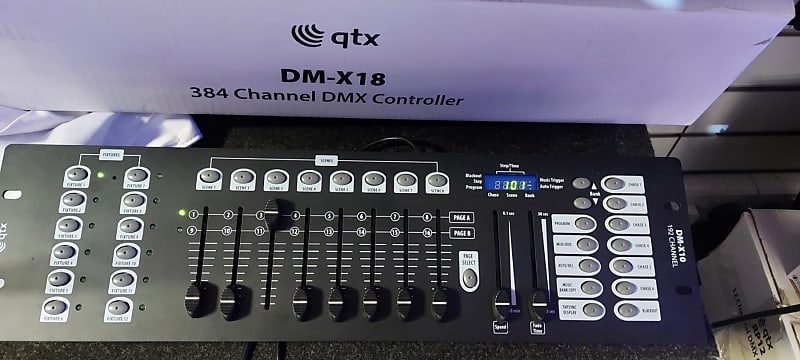 EX DISPLAY QTX DMX CONTROLLER DM-X10 192 Channel Boxed, Ex | Reverb UK