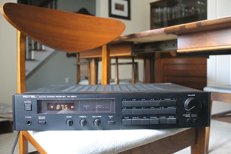 Rotel RX-850A late 80's - early 90's - Black | Reverb