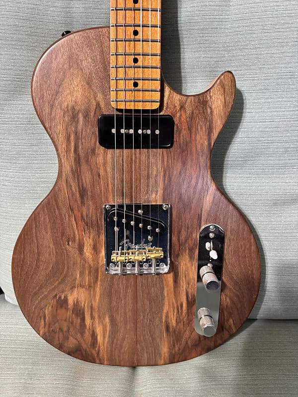 Custom build Fano Style Telecaster \ Les Paul Walnut top Body | Reverb