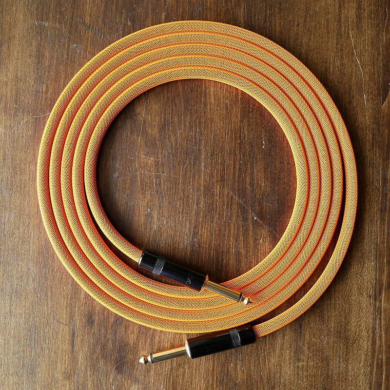 JS 8 ft. New Mogami 2524 Inst. Cable, Neon Orange, Rean | Reverb