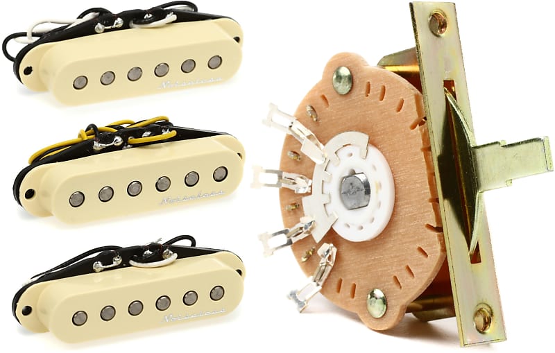 Fender Hot Noiseless Strat Single Coil 3-piece Pickup Set | Reverb