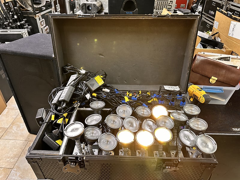 Professional Bullet Rechargeable Pin Spot Lights, 20 Pcs | Reverb