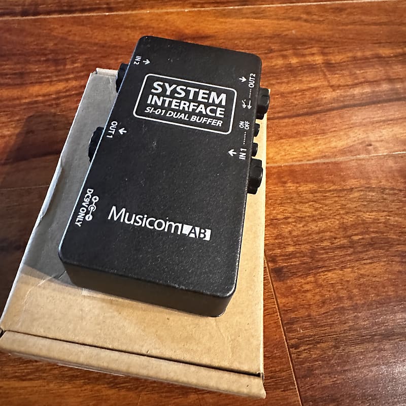 MusicomLab SYSTEM INTERFACE S1-01 DUAL BUFFER 2023 - BLACK | Reverb