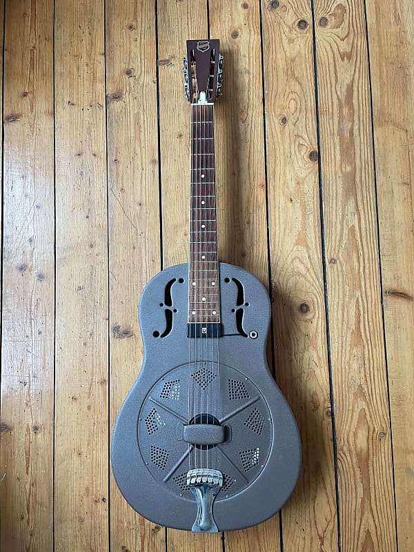 National Reso-Phonic Delphi Resonator Guitar 1997 Volcanic | Reverb UK