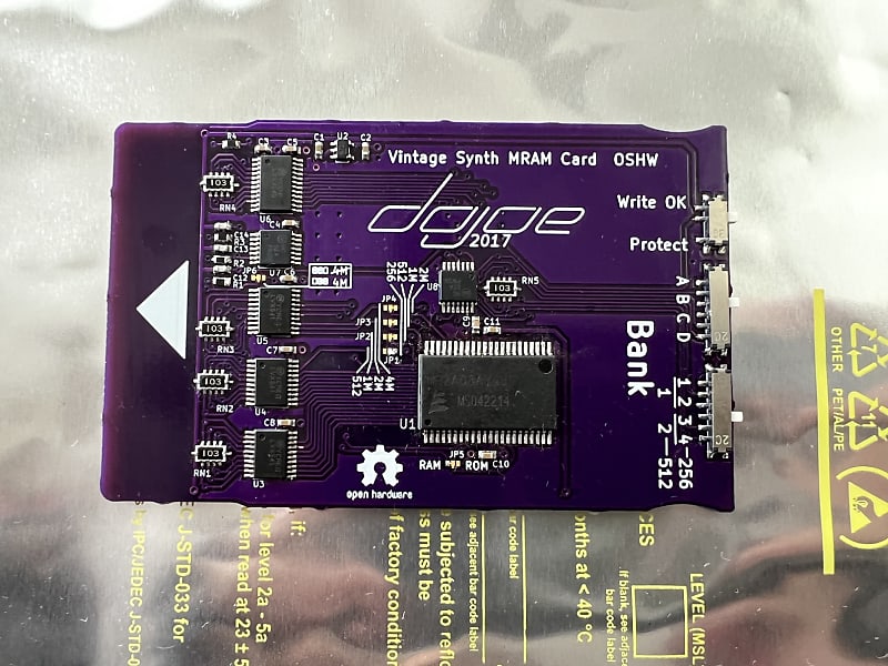 Roland M-256 (Dojoe clone) memory card for D70, J800, JV1080, | Reverb