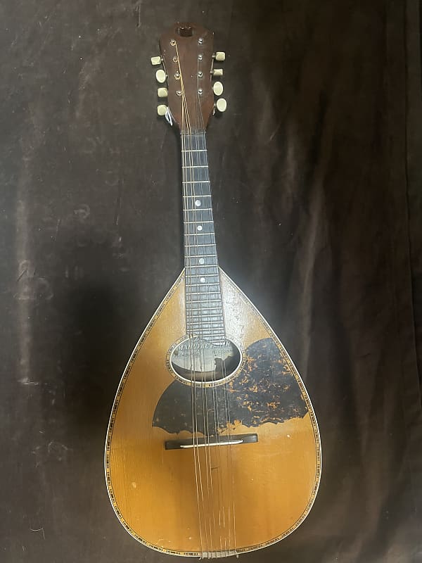 Wm C Stahl Bent Top, Flat Back Mandolin, made by Larson | Reverb