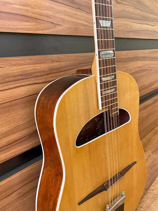 Jazz Manouche Vintage Guitar France 12 String Extra Rare 1973 | Reverb