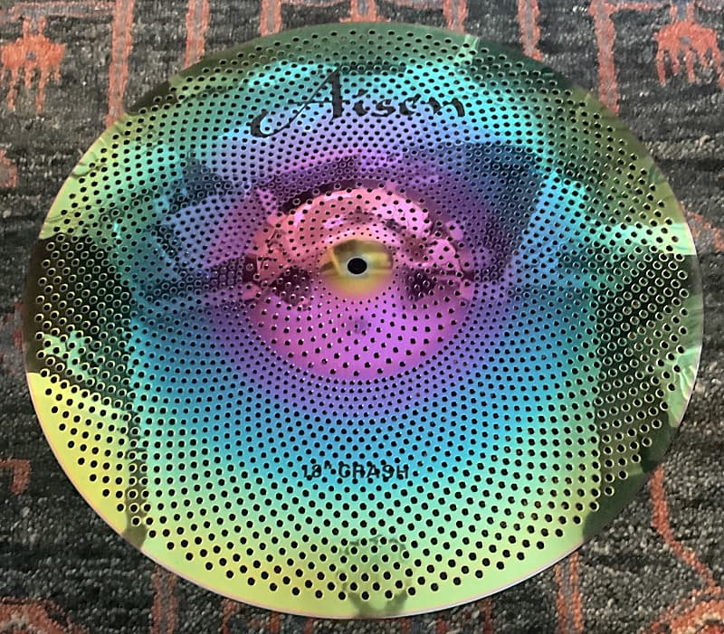 Aisen 18” Low Volume Crash Cymbal - Multi Color | Reverb
