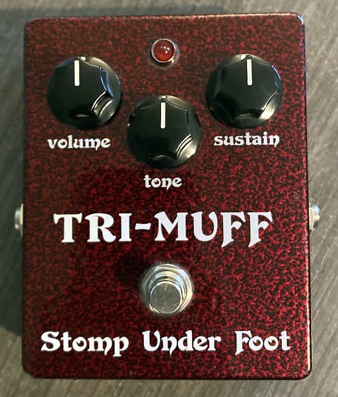 Stomp Under Foot Tri-Muff 1972 V6 2013 - Sparkle Red | Reverb