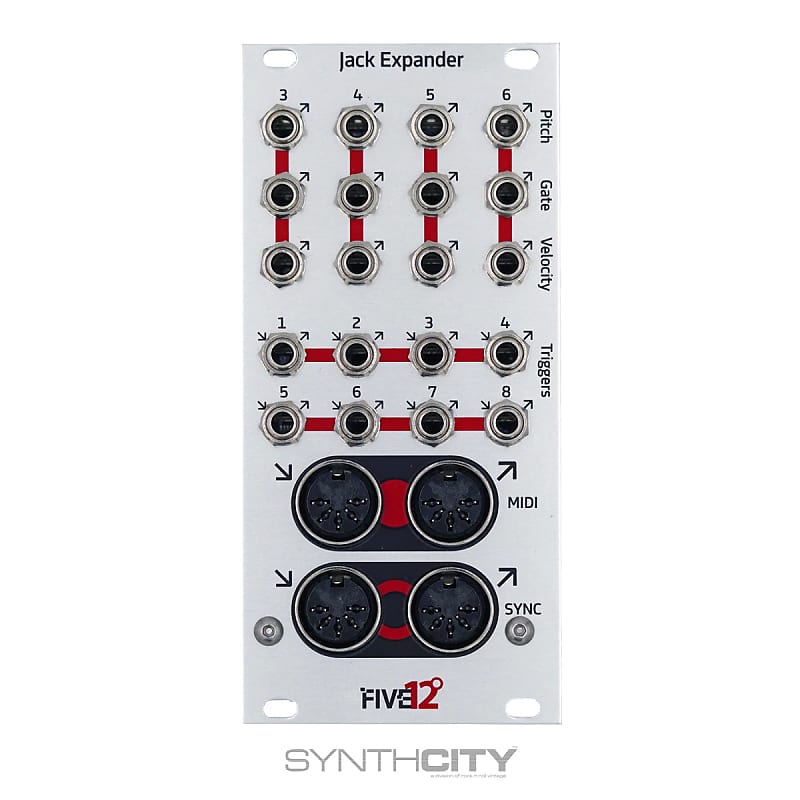Five12 Jack Expander for Vector Expander (Silver) | Reverb
