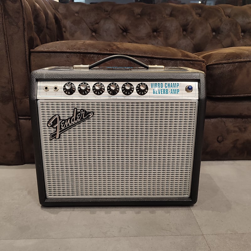Fender '68 Custom Pro Vibro Champ Reverb 5-Watt 1x10" Guitar | Reverb