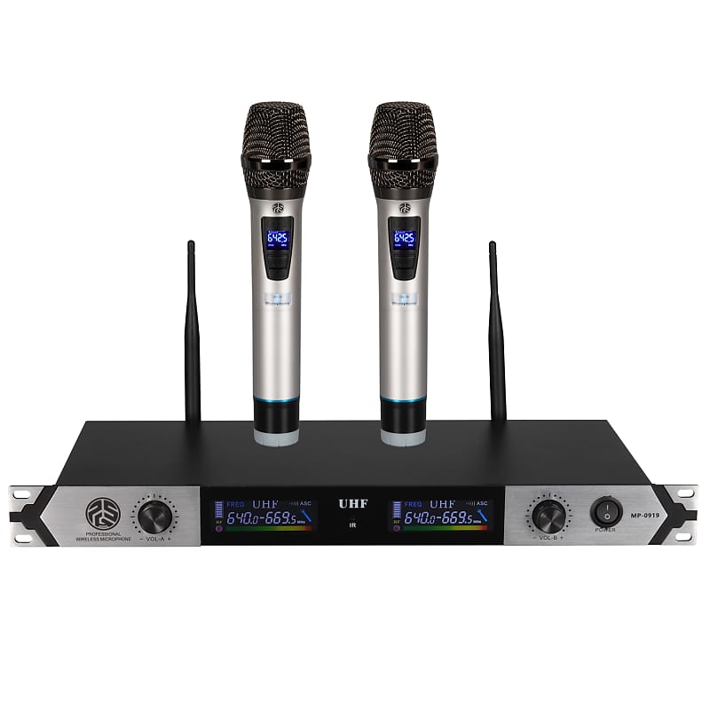 PSG AUDIO MP-0919 Dual Wireless Microphone System, UHF | Reverb