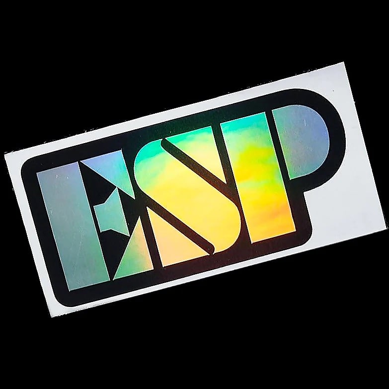 ESP GUITARS HOLOGRAPHIC STICKER INSANELY RARE LIMITED EDITION | Reverb