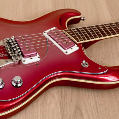1990s Mosrite Ventures Model '63 Vintage Reissue Sidejack Red | Reverb
