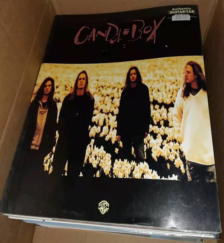 CANDLEBOX - SELF-TITLED - GUITAR TAB BOOK - TABLATURE MUSIC | Reverb