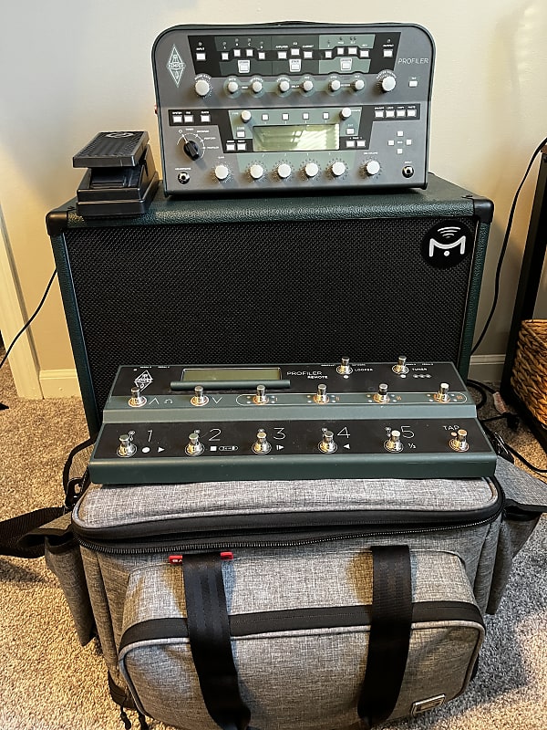 Kemper Profiler Powered Head (Cabinet, Remote, Bag) | Reverb