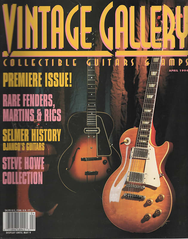 Vintage Gallery- Collectible Guitars & Amps magazine, April | Reverb