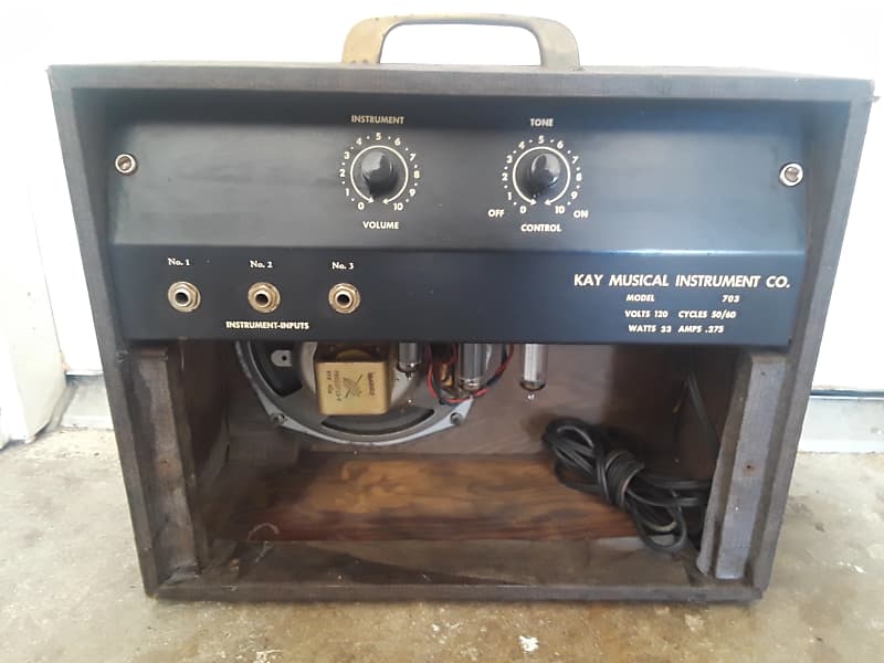 60's Kay Model 703 Tube Guitar Amp AS-IS | Reverb