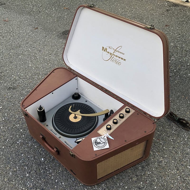 Magnavox Vintage Suitcase Record Changer Stereo - Fully | Reverb