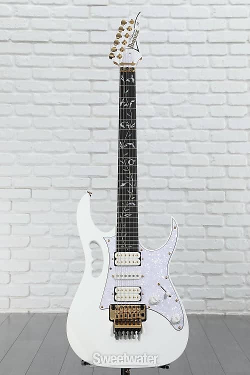 Ibanez Steve Vai Signature Premium JEM7VP - White | Reverb