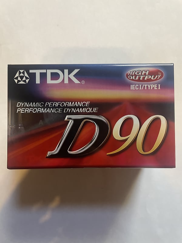 Lot of 4x TDK D90 High Output IEC1/Type1 - 2000s - Plastic | Reverb