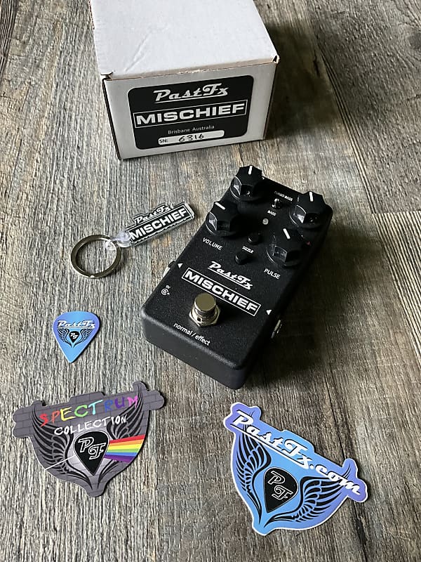 PastFx Mischief RAT LM308 Distortion with Mods EXC w/ Box | Reverb