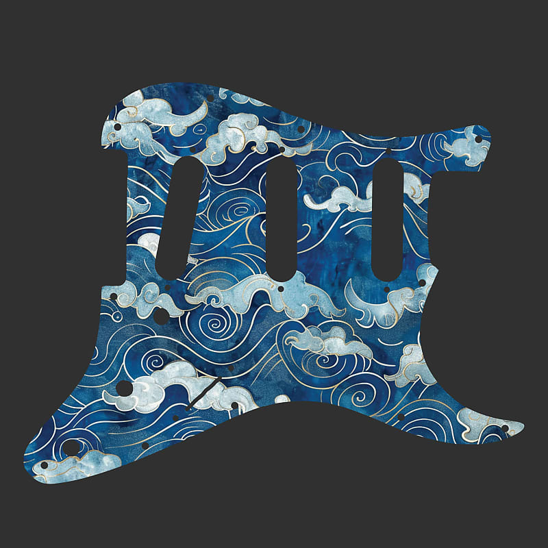 Unique Fender Stratocaster Pickguard SSS 11 holes 3ply (wbw) | Reverb