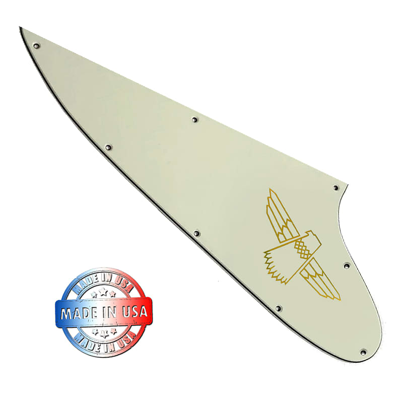 3 Ply Parchment Pickguard for Epiphone Thunderbird Option 1 | Reverb