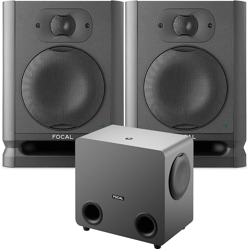 Focal Alpha 65 Evo 6.5" Studio Monitors (Pair) w/ Sub One | Reverb
