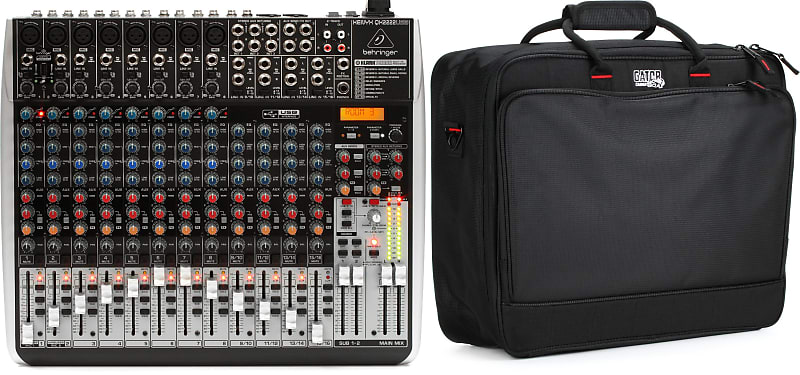 Behringer Xenyx QX2222USB Mixer with USB and Effects Bundle | Reverb