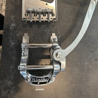 Bigsby B-5 Vibrato 1960 Nickel Tremolo Bridge Gibson Gretsch | Reverb