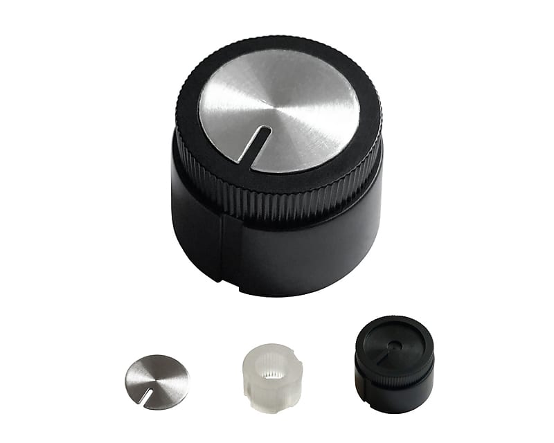 Ibanez 18mm Black & Sliver Knob to Suit TS9 Series Pedals | Reverb
