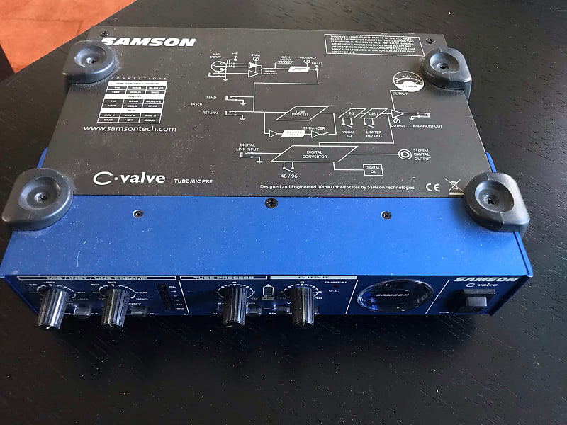 Samson C-valve Tube Mic Pre Amp Blue/Black | Reverb