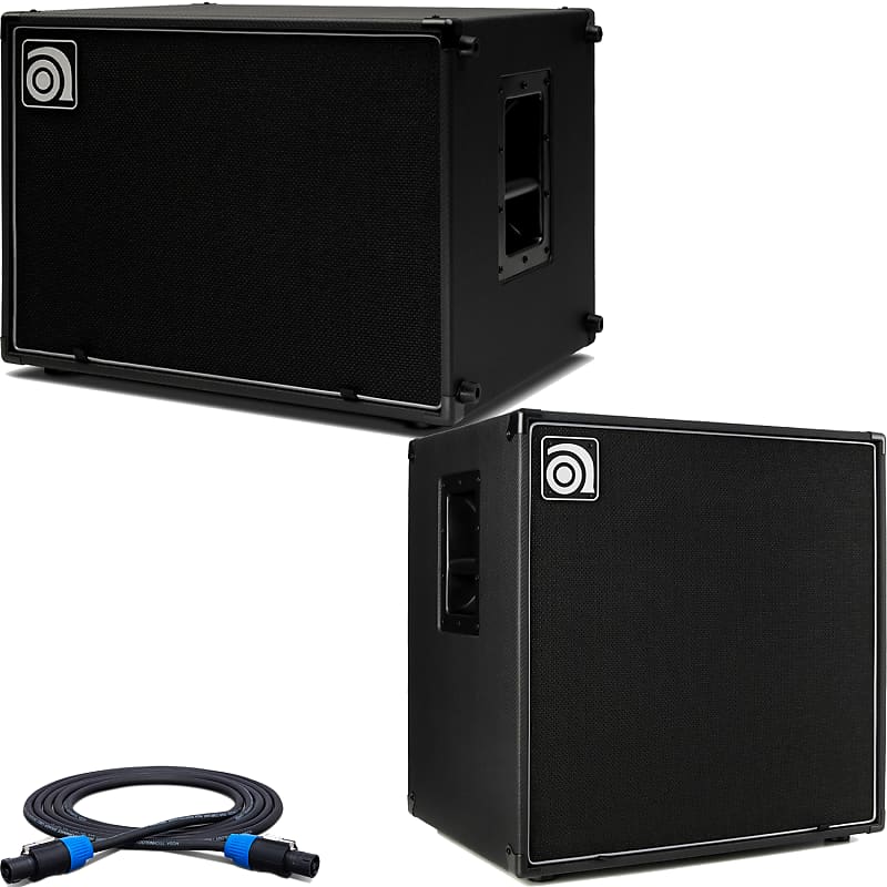 Ampeg Venture VB-210 2x10" Cab w/ Venture VB-115 1x15" Cab & | Reverb