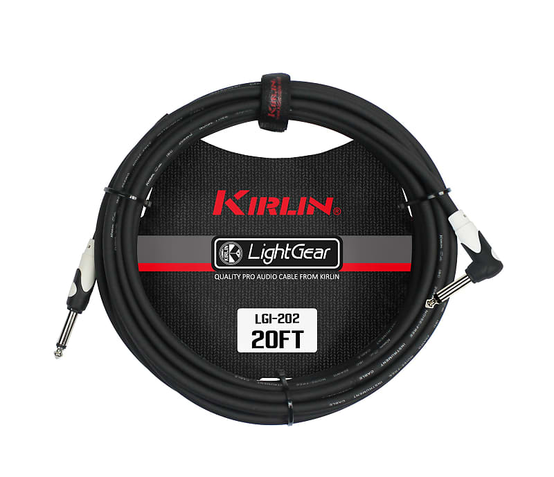 KIRLIN - CABLE GUITARE KIRLIN 6M JACK JACK COUDE | Reverb