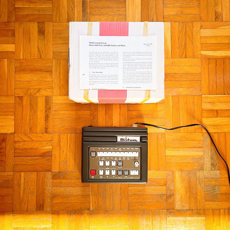 Vintage Rare 1980’s Dr. Böhm Digital Drums M. Drum Machine | Reverb