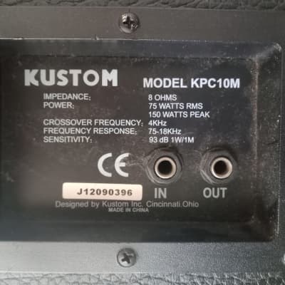 Kustom KCP 10M Wedge Stage Monitors | Reverb