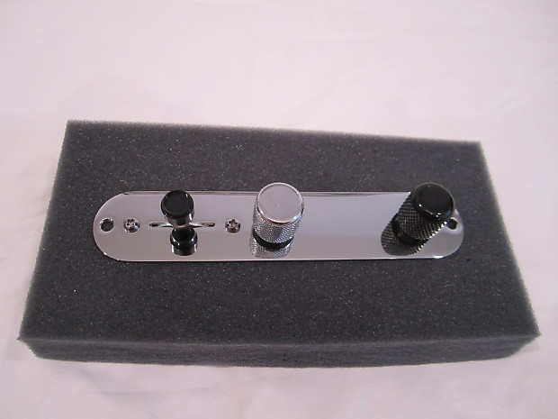 Genuine Fender Loaded Telecaster Control Plate w/ 500k POTS | Reverb