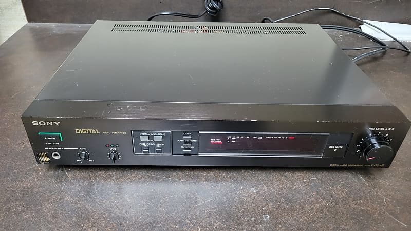 Sony PCM-601ESD Digital Audio Processor 1980's - Black | Reverb