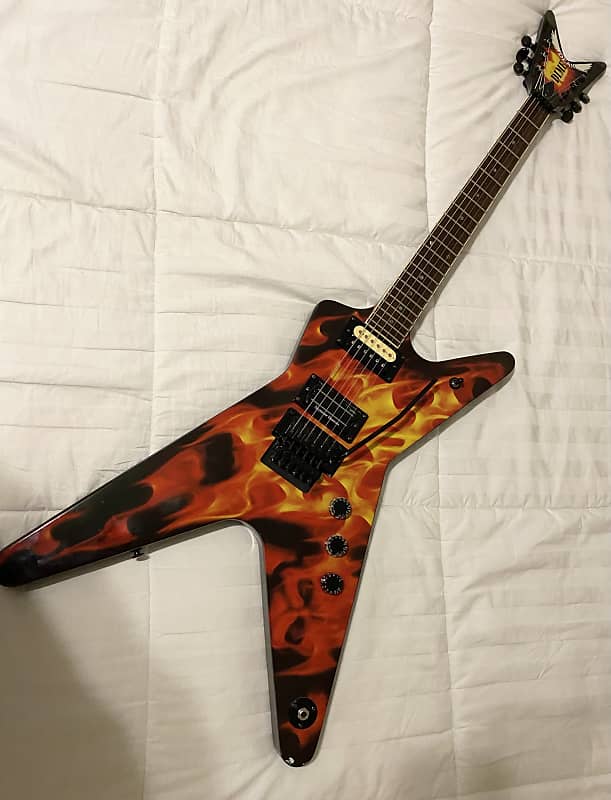 Dean (Korea) Dime O Flame *Pantera Floyd Rose Dimebag* | Reverb