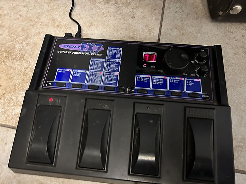 DOD FX7 1996 multi-effects w power supply | Reverb